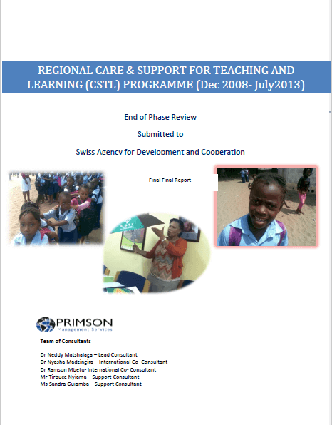 Published Reports – Primson Management Services